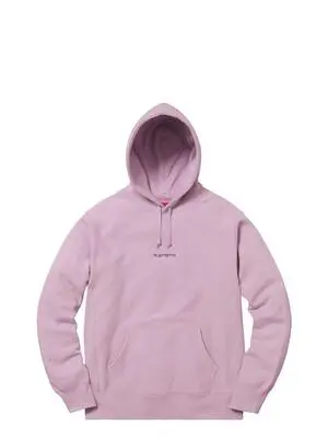 Supreme Compact Logo Hoodie Pale Violet