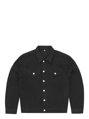 CORTEIZ Cstar Stitchdown Denim Jacket - Triple Black