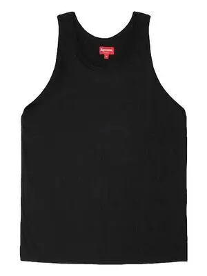 Supreme Mesh Stripe Tank Top - Black