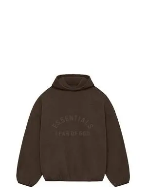 Fear Of God Essentials Core Collection Nylon Fleece Hoodie Heather - Heather Wood