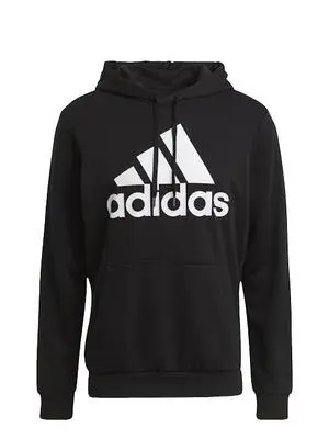 Adidas Essentials Big Logo Pullover Hoodie - Black/white