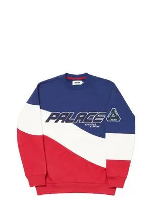 PALACE Sign Das Waver Crew - Blue/white/red