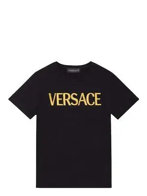 Versace Embroidered T-shirt - Black