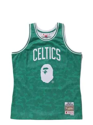 A BATHING APE X Mitchell & Ness Celtics Abc Basketball Swingman Jersey - Green