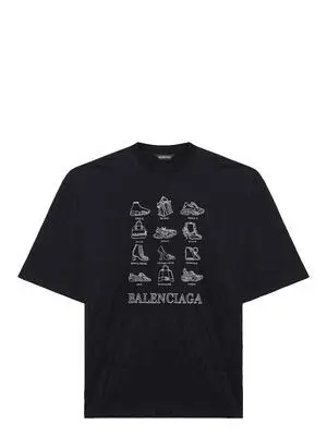 Balenciaga Icons Xl T-shirt - Black/white
