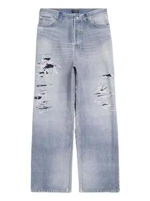 Balenciaga Trompe L'oeil Trousers - Blue
