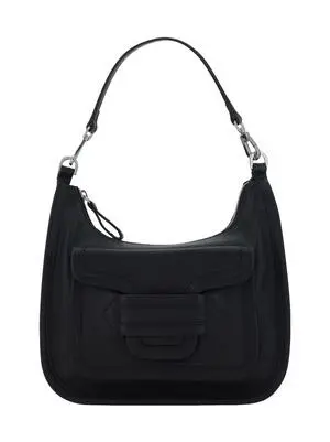 Pierre Hardy Pierre Hardy Burgundy Suede Shoulder Bag Black