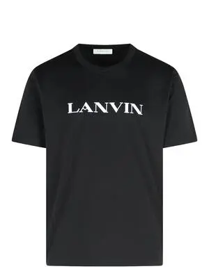 LANVIN Cotton T-shirt - Black