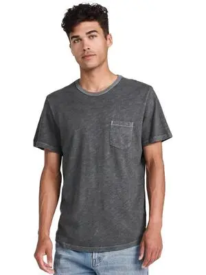 Marine Layer Relaxed Heavy Slub Pocket Tee - Forged Iron