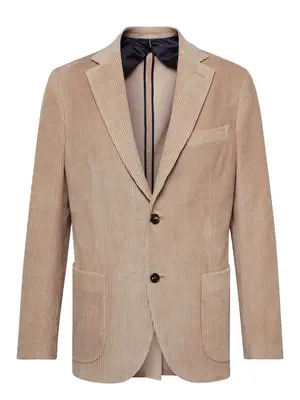 SLOWEAR Incotex Cotton Corduroy Blazer - Beige