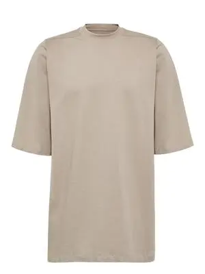 Rick Owens Jump Oversized Cotton Jersey T-shirt - Neutrals