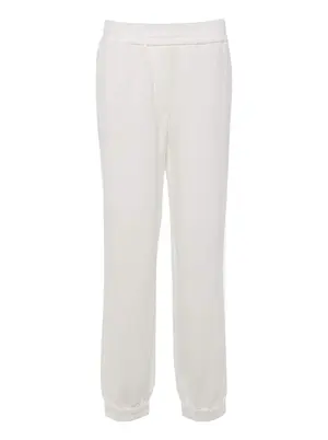 Brunello Cucinelli Cotton Jersey Sweatpants - White