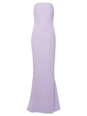Safiyaa Sofie Crêpe Gown - Purple
