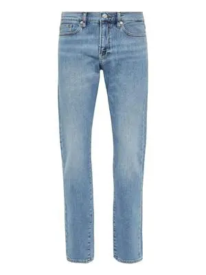 FRAME L'homme Mid-rise Skinny Jeans - Blue