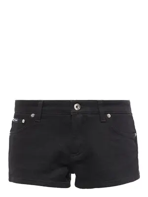 DOLCE & GABBANA Dolce&Gabbana Low-Rise Denim Shorts