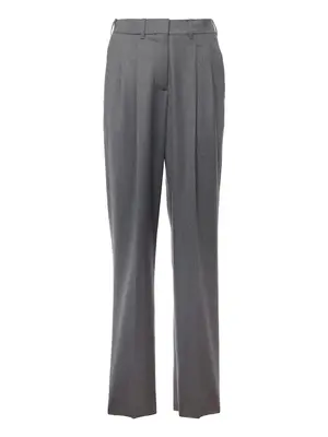 STELLA MCCARTNEY Stella McCartney Wool Flannel Straight Trousers
