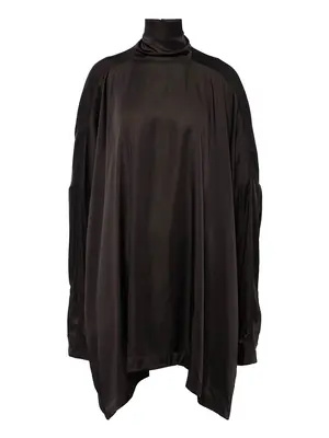 Rick Owens Jumbo Turtleneck Top - Black