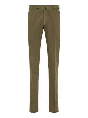 SLOWEAR Incotex Cotton Slim Fit Pants - Green