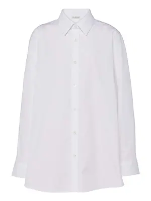 Dries Van Noten Casio Cotton Shirt - White