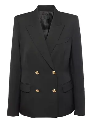 NILI LOTAN Veda Virgin Wool Jacket - Black