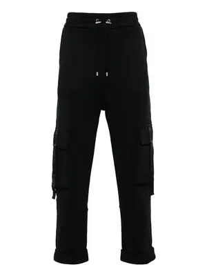Balmain Logo-lettering Cargo Pants - Black