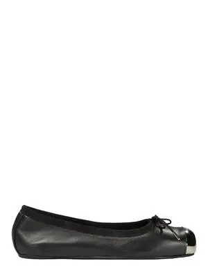 Alexander McQueen Metal Toe-cap Ballerinas - Black