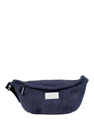 MAISON MARGIELA Glam Slam Denim Belt Bag - Blue