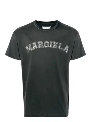 MAISON MARGIELA Logo-print T-shirt - Black