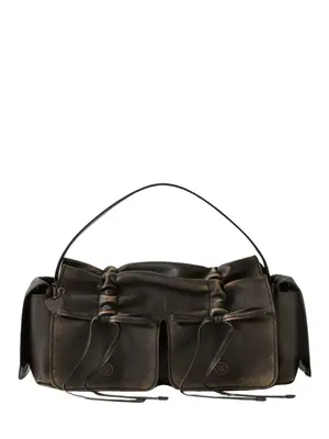 Acne Studios Multipocket Leather Shoulder Bag - Brown