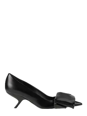 FERRAGAMO Erica 55 Leather Pumps - Black