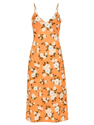 EMILIA WICKSTEAD Amaris Midi Dress - Orange