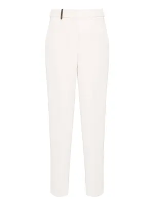 Peserico Straight-leg Tailored Trousers - Neutrals