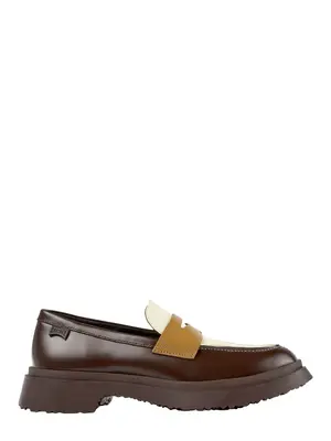 Camper Camper Walden Mismatched Loafers Brown