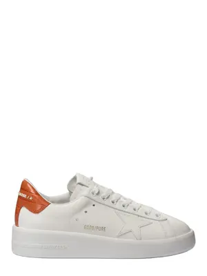 GOLDEN GOOSE Pure Star Leather Sneakers - White