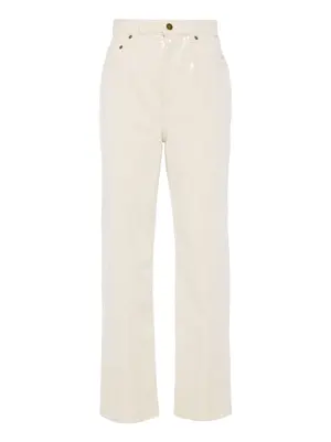 GOLDEN GOOSE Kim Straight-leg Jeans - Neutrals
