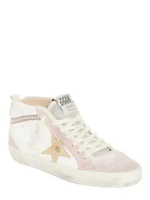 GOLDEN GOOSE Golden Goose Midstar Sneaker White/pink