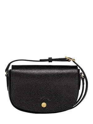 Longchamp Longchamp Épure Leather Crossbody Bag Black