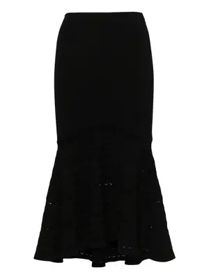 VICTORIA BECKHAM Victoria Beckham Flared Midi Skirt