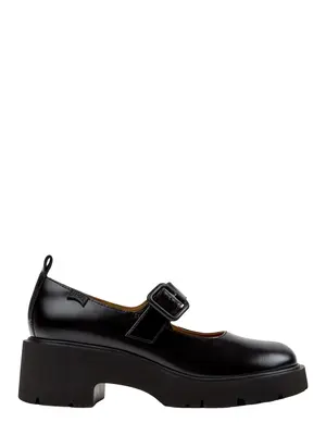 Camper Milah 50mm Leather Loafers - Black