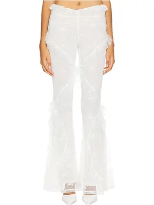 LOBA Cuida Flare Pants - Ivory