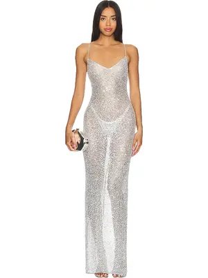 NBD NBD Leighan Metallic Gown