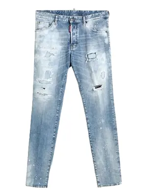 Dsquared2 Faded Denim Jeans - Blue
