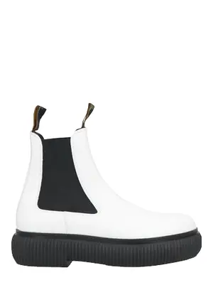 LANVIN Calfskin Chelsea Boots - White
