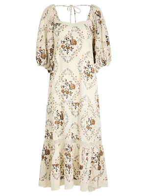 FREE PEOPLE Free People Floral-Print Cotton Maxi Dress