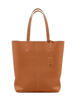 MAISON DE SABRE Maison De Sabre Tall Leather Tote Pecan Nude