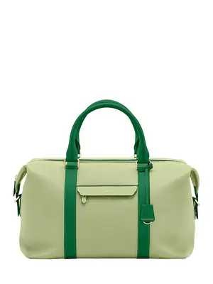 MAISON DE SABRE Maison De Sabre Leather Duffle Bag Emerald Pistachio