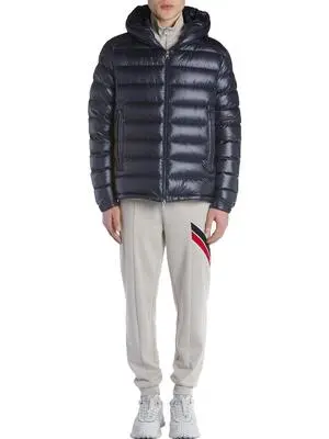 Moncler Besines Nylon Hooded Down Jacket - Navy Blue