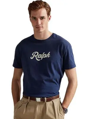 Polo Ralph Lauren Classic Fit Jersey Graphic Tee - Dark Blue