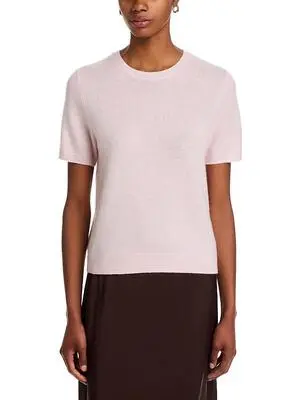 Bloomingdale'S C Exclusive Cashmere Crewneck Sweater - Shell Pink