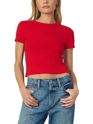 Joe's Jeans Baby Tee Cherry Red